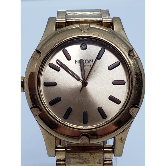 Nixon | Accessories | Mens Nixon Watch The Camden Rose Gold Face And ...